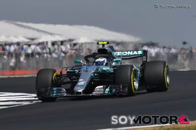 Valtteri Bottas ag Silverstone