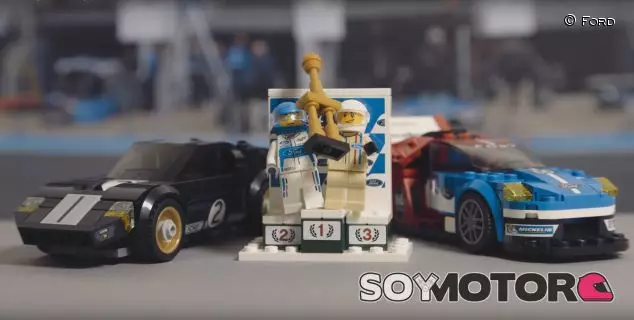 Lego Ford GT40 och Ford GT för att återskapa Le Mans segrar