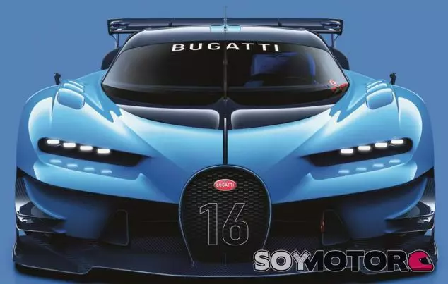 Imposing presence of the Bugatti Vision Gran Turismo - SoyMotor