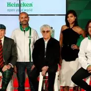 Prezentace smlouvy mezi Formulí 1 a Heineken - laF1