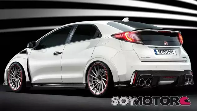 Aceasta este versiunea RevoZport Honda Civic fără spoiler - SoyMotor