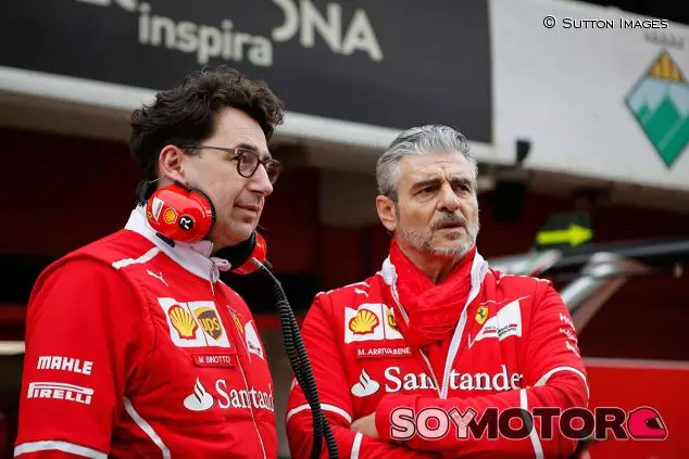 U-Mattia Binotto no-Maurizio Arrivabene esithombeni sefayela - i-SoyMotor