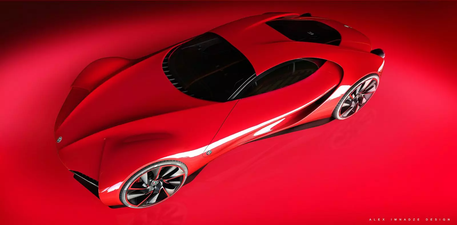 Alfa Romeo 6C Disko Volante Konsept Otomobil