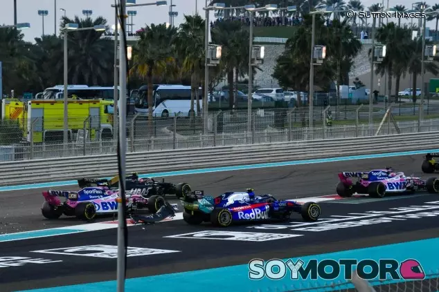 Gasly di Yas Marina