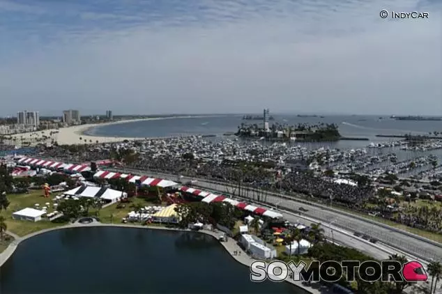 IndyCar - SoyMotor'un son ziyareti sırasında Long Beach sahnesi