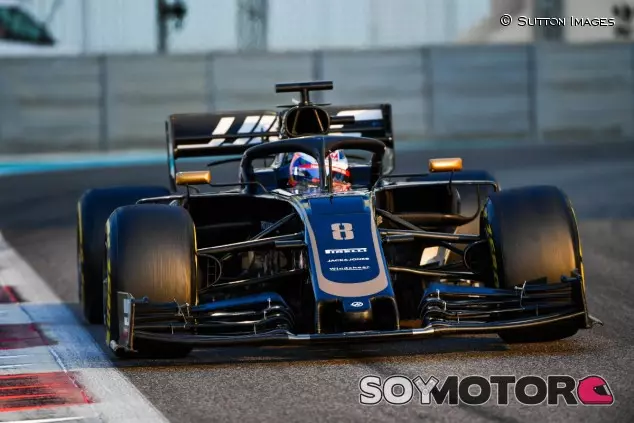 Grosjean bei Yas Marina