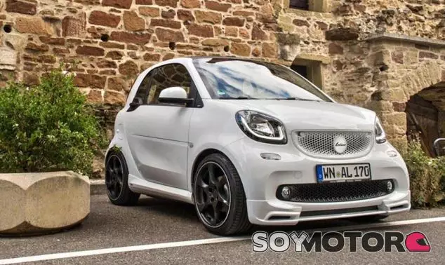 Новы Smart ForTwo паводле Lorinser