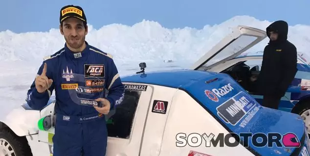 Sergio Canamasas amb el seu cotxe a Andorra - SoyMotor