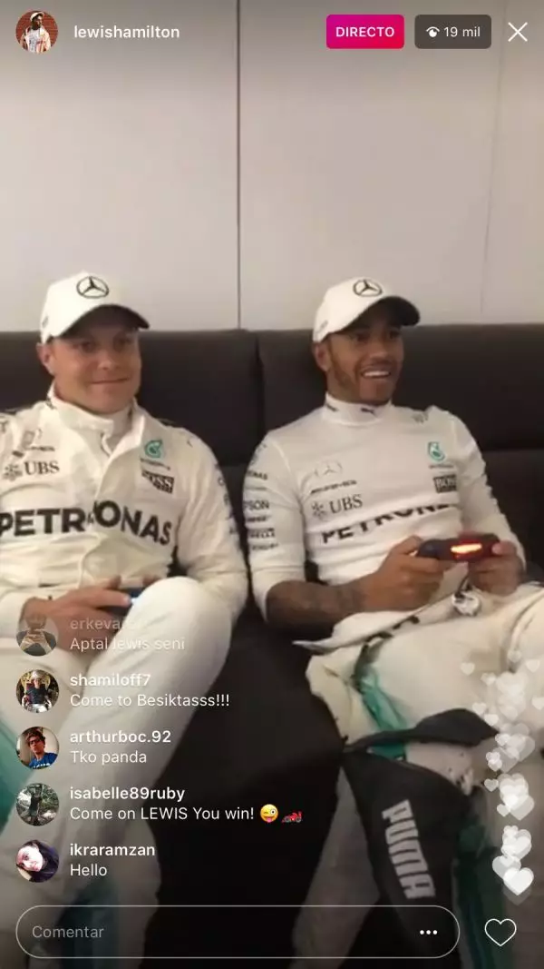 Hamilton i Bottas zamieniają Monzę Q1 na PlayStation 49175_2