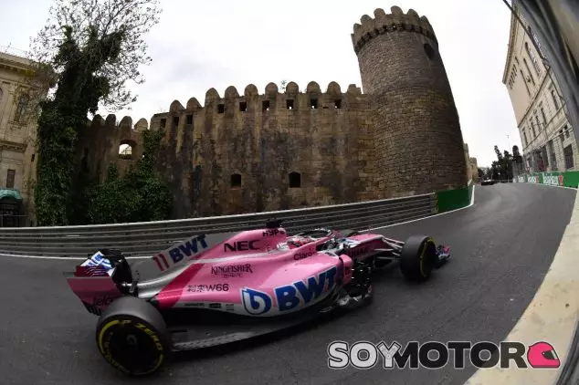 Sergio Pérez ao amin'ny lapan'i Baku - SoyMotor.com