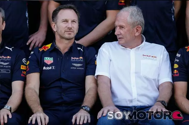 Christian Horner và Helmut Marko