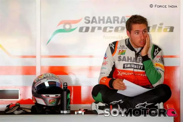 Juncadella өнгөрсөн хугацаанд Force India-д туршилт хийж байсан үеийн архивын зураг - LaF1