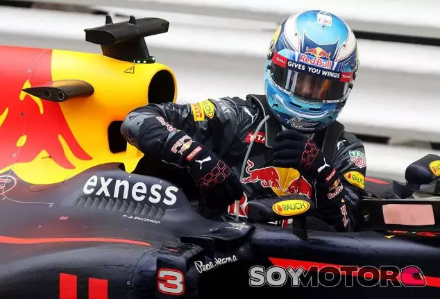 Daniel Ricciardo na de race in Monaco - LaF1