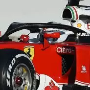 Sebastian Vettel in preseason with the original halo - LaF1