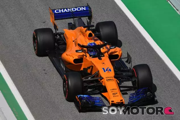 Fernando Alonso la Barcelona