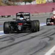 Alonso and Räikkönen in Montmeló - LAF1