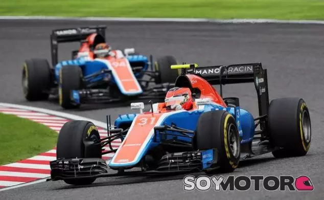 일본 GP 중 Ocon과 Wehrlein - LaF1