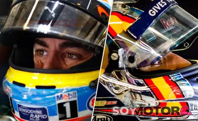 Fernando Alonso a Carlos Sainz yn Abu Dhabi - LaF1