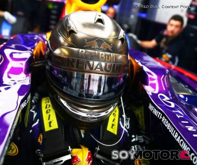 Sebastian Vettel's helmet in Monaco 2014 - LaF1.es