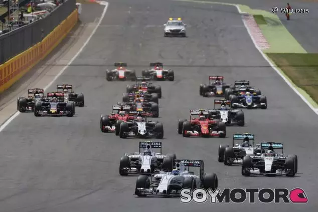 Start af den britiske GP - LaF1.es