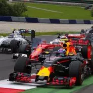 Max Verstappen á fyrstu augnablikum keppninnar í Austurríki - LaF1