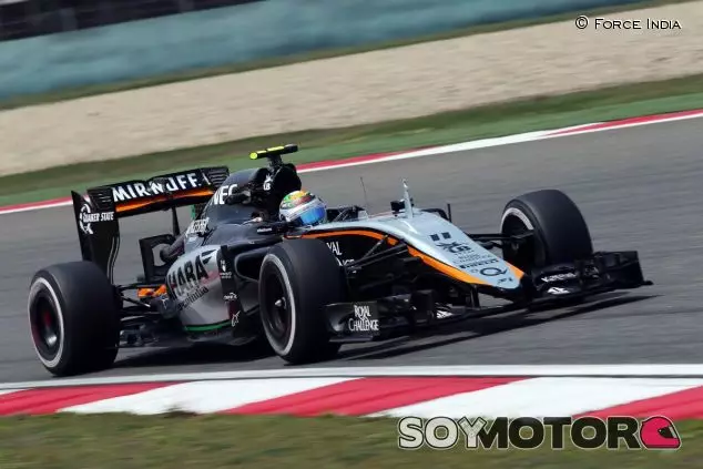 Sergio Pérez នៅក្នុង Force India - LaF1