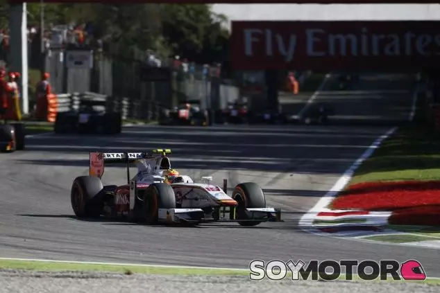 Rio Haryanto med Campos Racing GP2 på Monza - LaF1