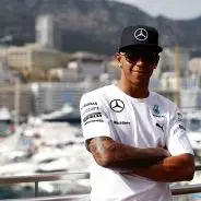 Lewis Hamilton dalam gambar arsip Monaco 2014 - LaF1