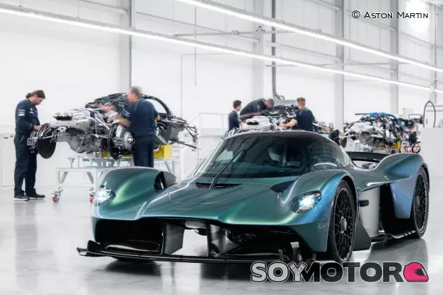 Aston Martin Valkyrie en production