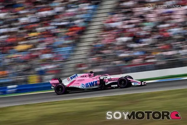 Sergio Perez yn Hockenheim