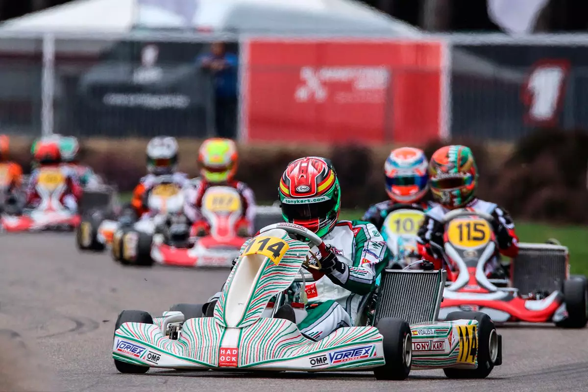 David Vidales, wa tatu katika Mashindano ya Dunia ya KZ2 Karting 54494_2