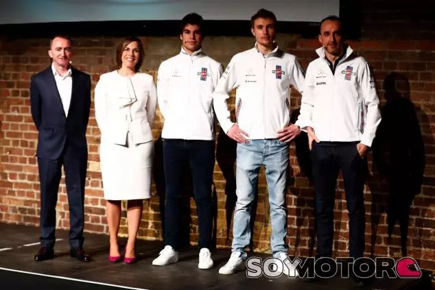 Zleva doprava: Lowe, Williams, Stroll, Sirotkin a Kubica – SoyMotor.com