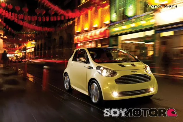 Ang Aston Martin Cygnet naigo sa merkado kaniadtong 2011