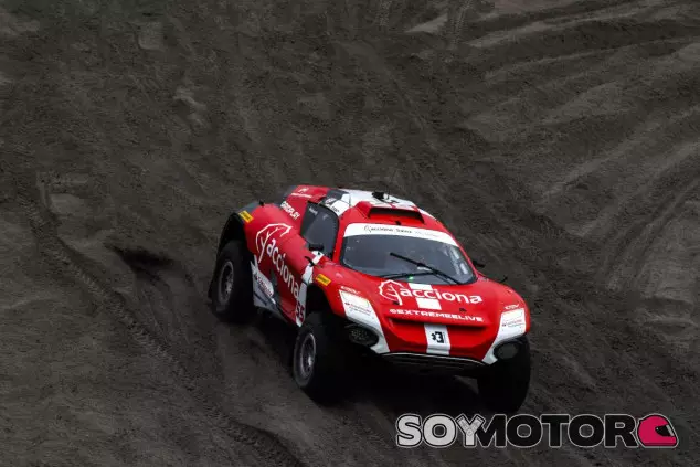 De Acciona-auto | Sainz bij de Arctic X Prix