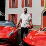 Kobe Bryant en Maranello