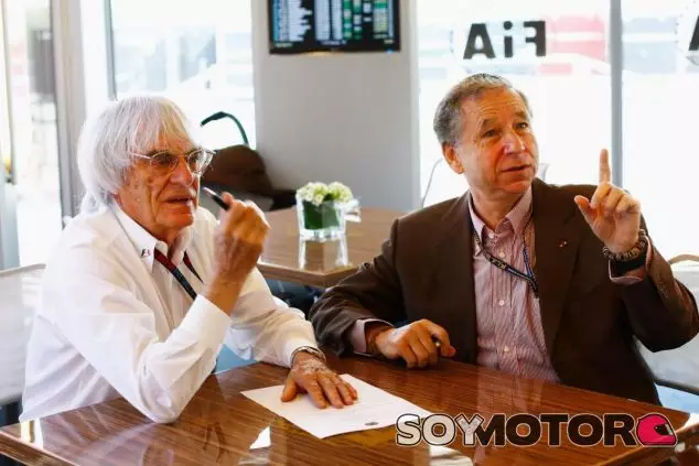 Bernie Ecclestone və Jean Todt - LaF1