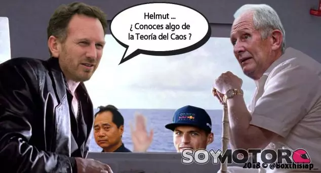 Christian Horner ak dezòd. Gade pwent ki nan je yon lòt moun epi pa wè gwo bout bwa ki nan je pa w la