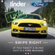 Ọjọ Tinder pipe rẹ ni Ford Mustang