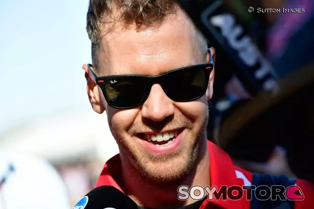 Sebastian Vettel setšoantšong sa polokelo ea 2018 - SoyMotor