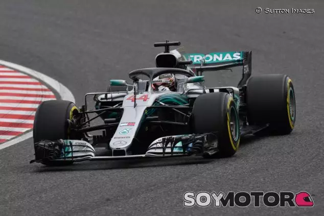 Lewis Hamilton at Suzuka