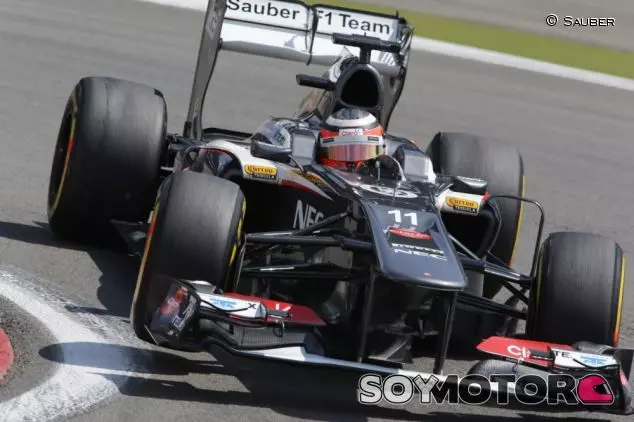 Nico Hulkenberg in his C32