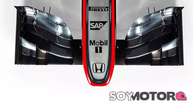 Voorkant van de nieuwe McLaren MP4-30 - LaF1