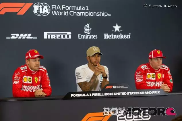 Lewis Hamilton, Sebastian Vettel agus Kimi Räikkönen – SoyMotor.com