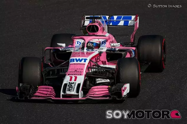 Sergio Perez na Suzuka