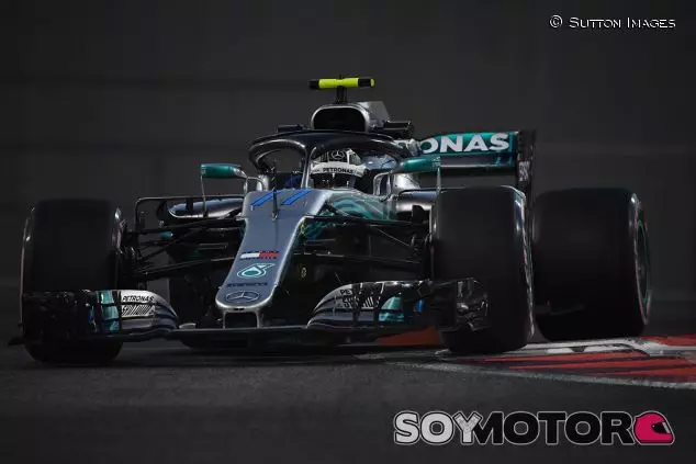 Valtteri Bottas Yas Marina'da