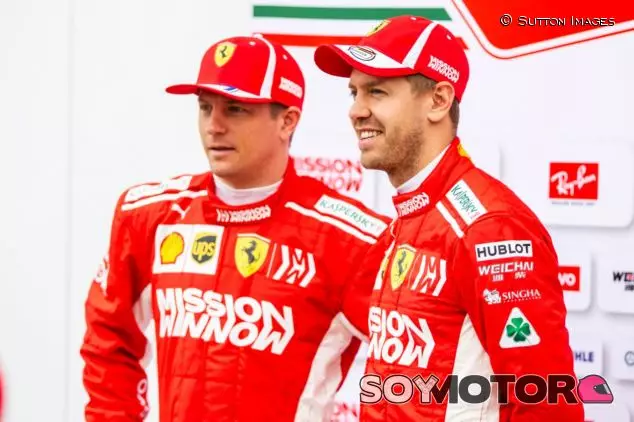 Sebastian Vettel le Kimi Räikkönen - SoyMotor.com