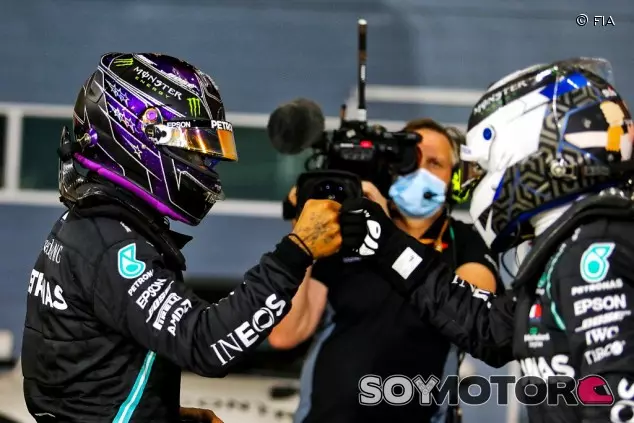 Nitolo-batana tamin'i Hamilton i Bottas: