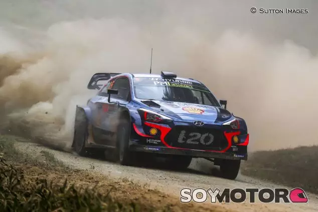 Thierry Neuville og Nicolas Gilsoul á Rally Australia Shakedown 2018