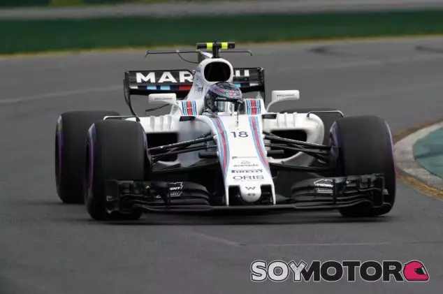 De Lance Stroll ass op sengem Debut an Australien gefall