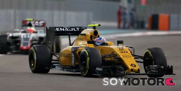 Abu Dabi GP sırasında Palmer - SoyMotor